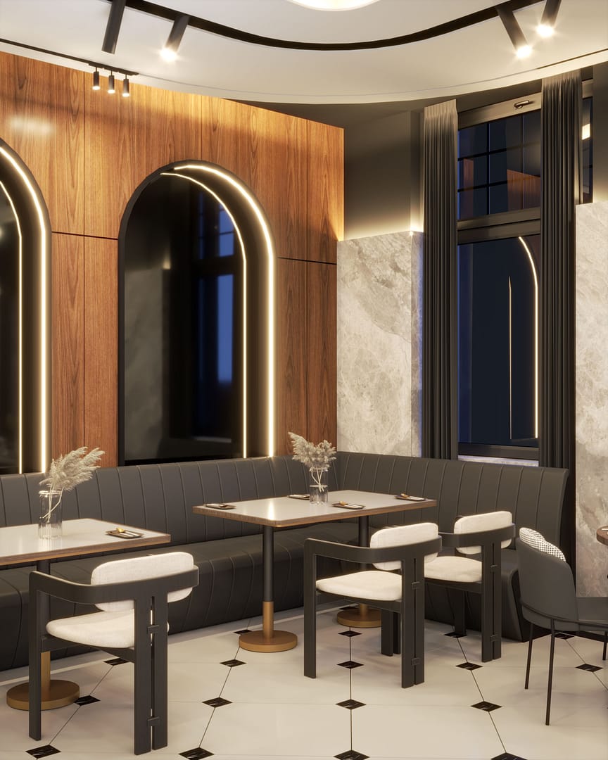 Modern Restaurant Design - GVRL Architects